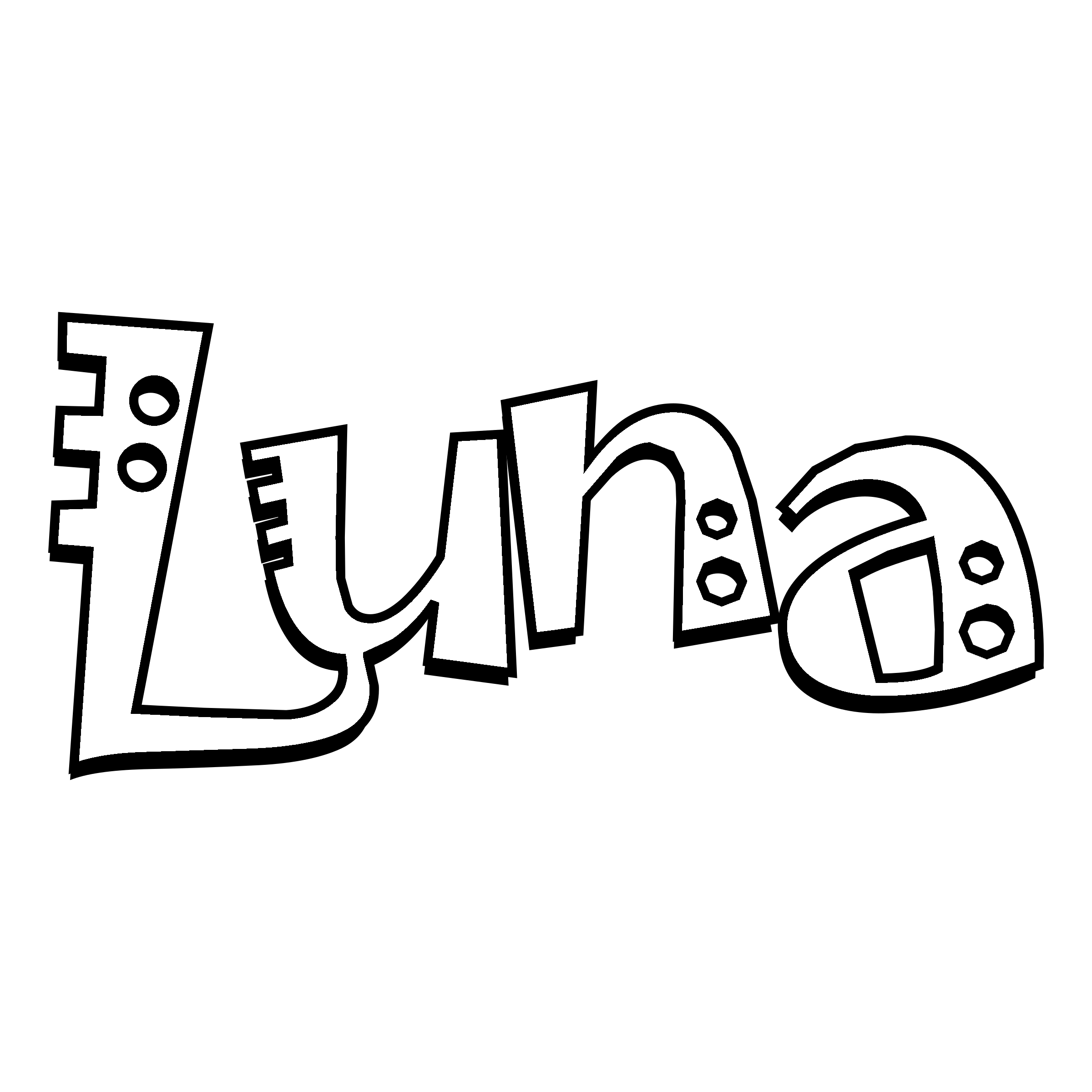 Luna Logo PNG Transparent & SVG Vector - Freebie Supply