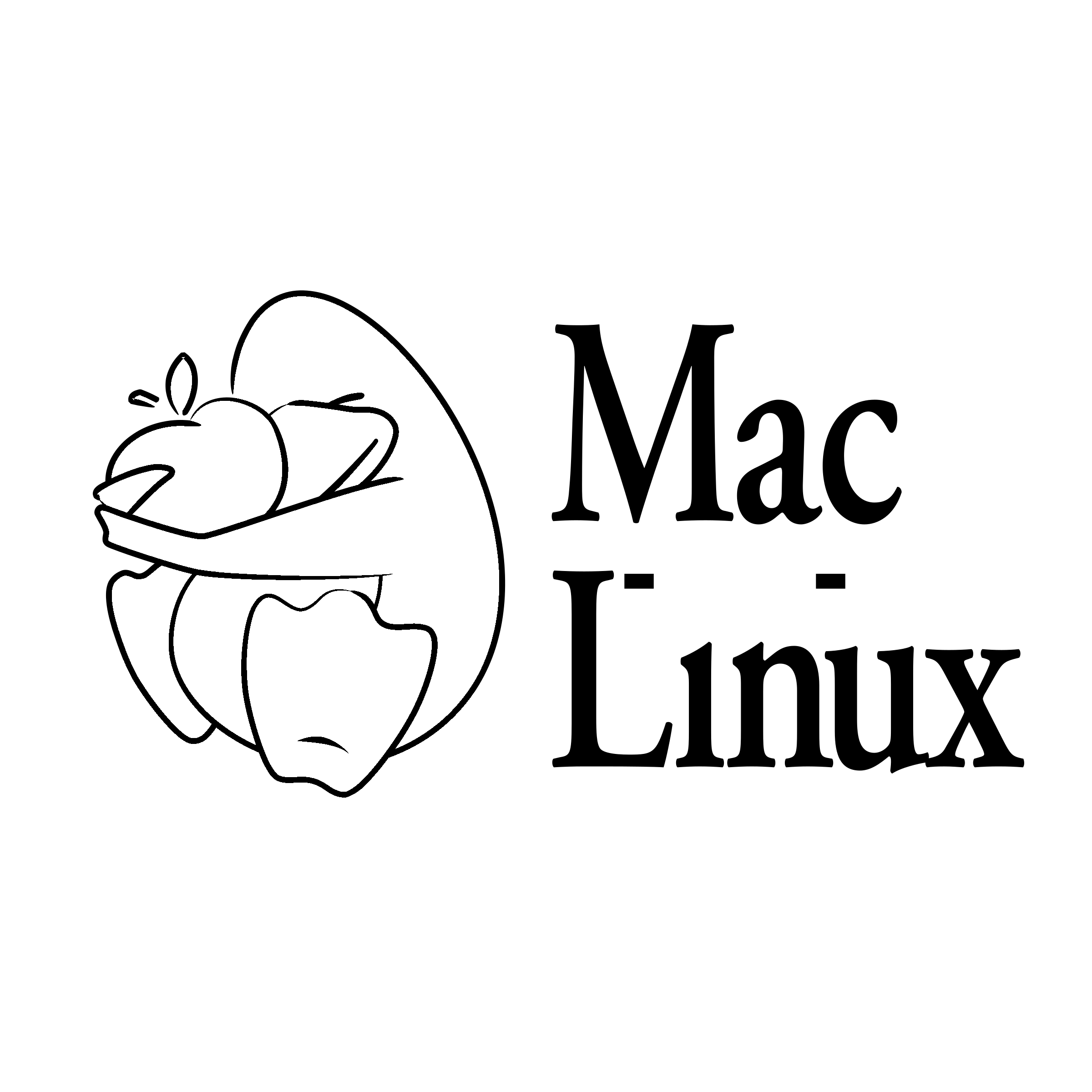 Mac on Linux Logo PNG Transparent & SVG Vector - Freebie Supply