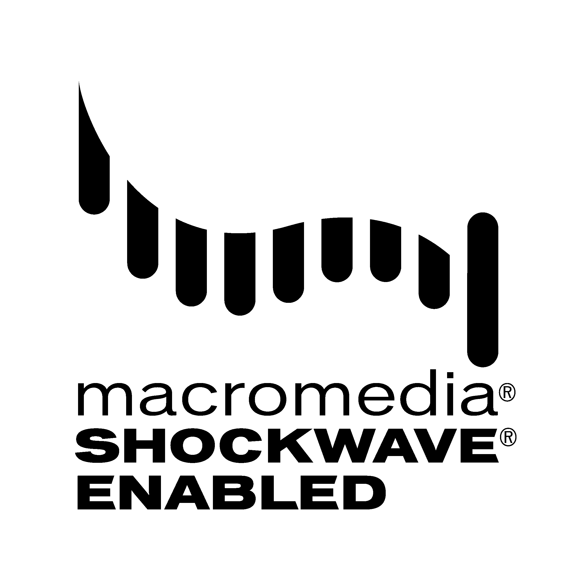 Macromedia Shockwave Enabled Logo PNG Transparent & SVG Vector ...
