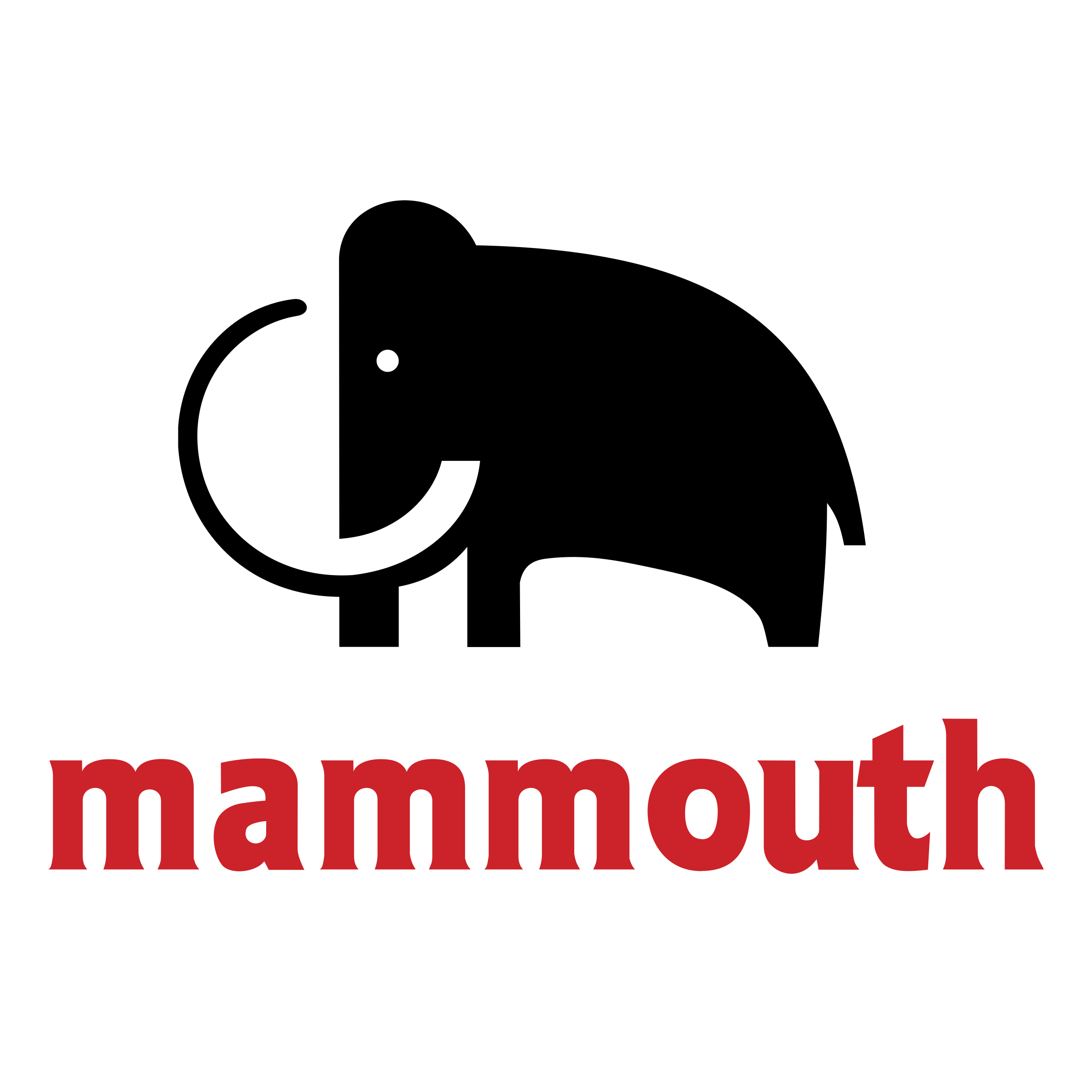 Mammouth Logo PNG Transparent & SVG Vector - Freebie Supply