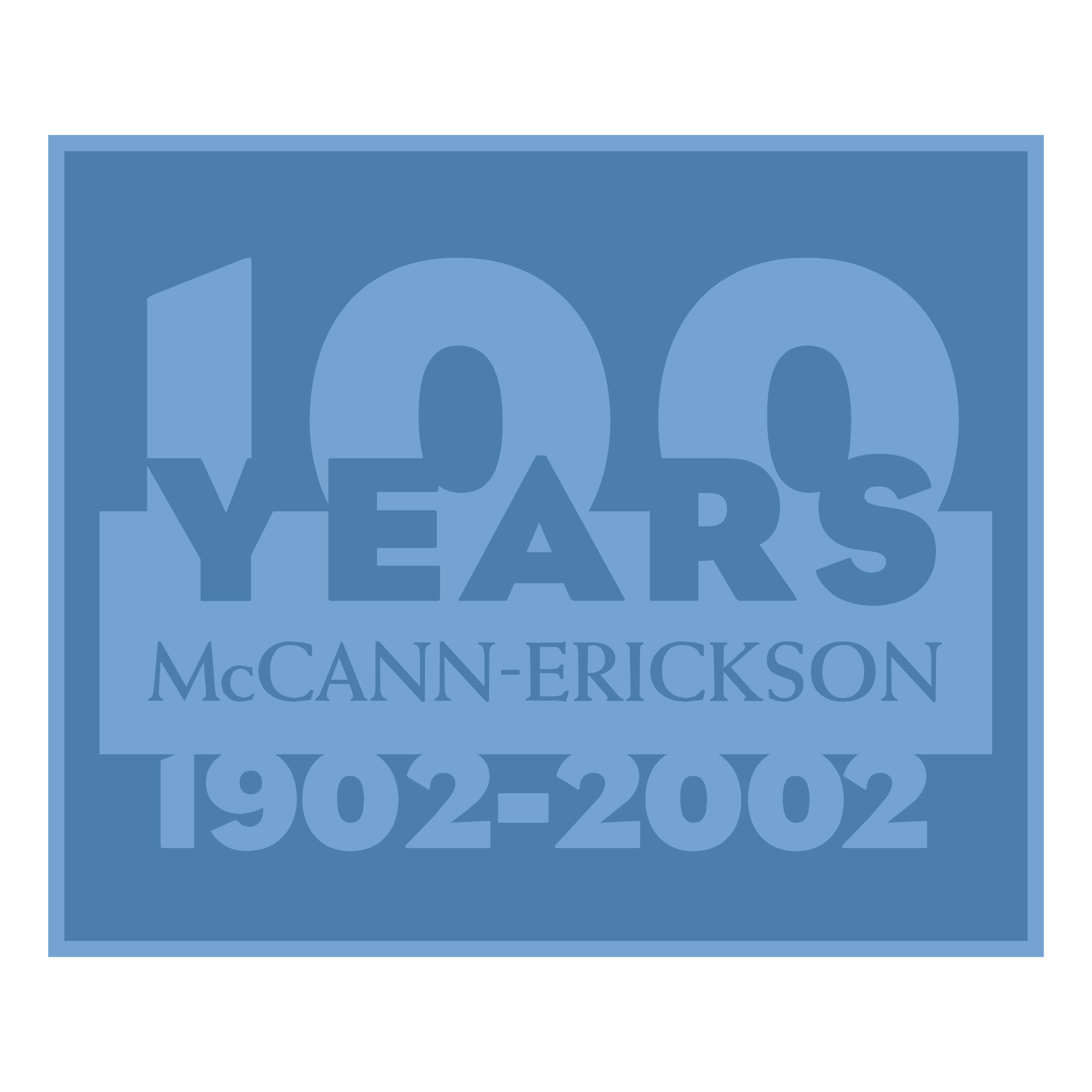 McCann Erickson 100 Years Logo PNG Transparent & SVG Vector - Freebie ...
