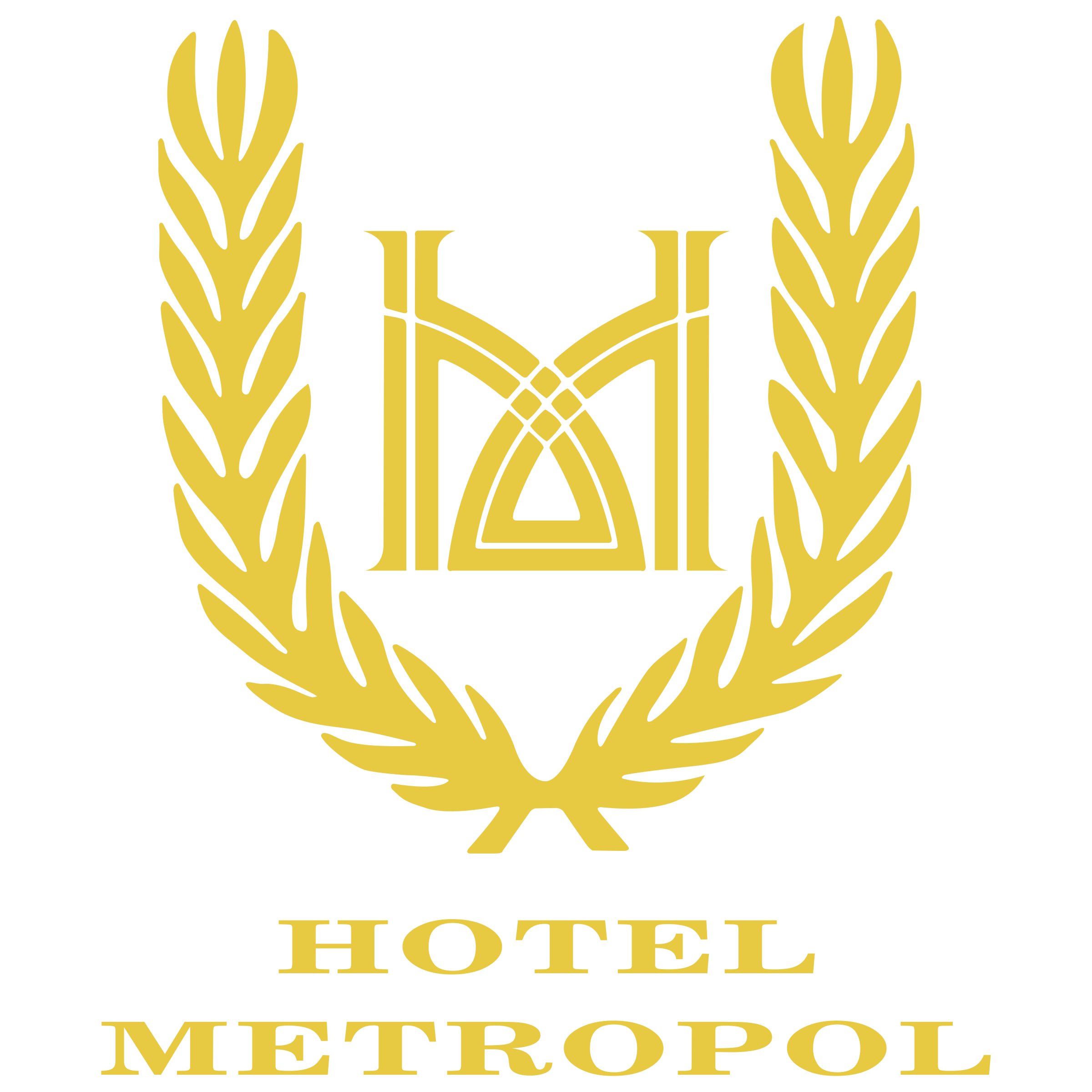 Metropol Hotel Logo PNG Transparent & SVG Vector - Freebie Supply