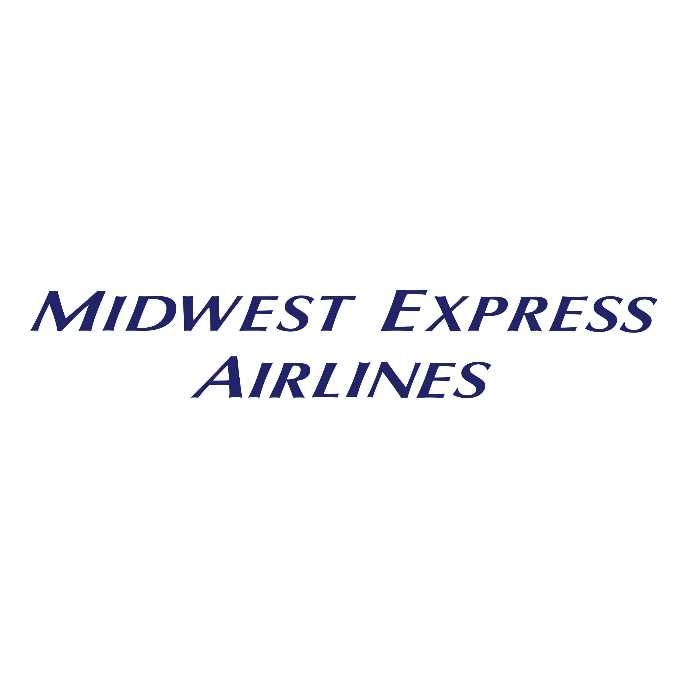 Midwest Express Airlines Logo PNG Transparent & SVG Vector - Freebie Supply