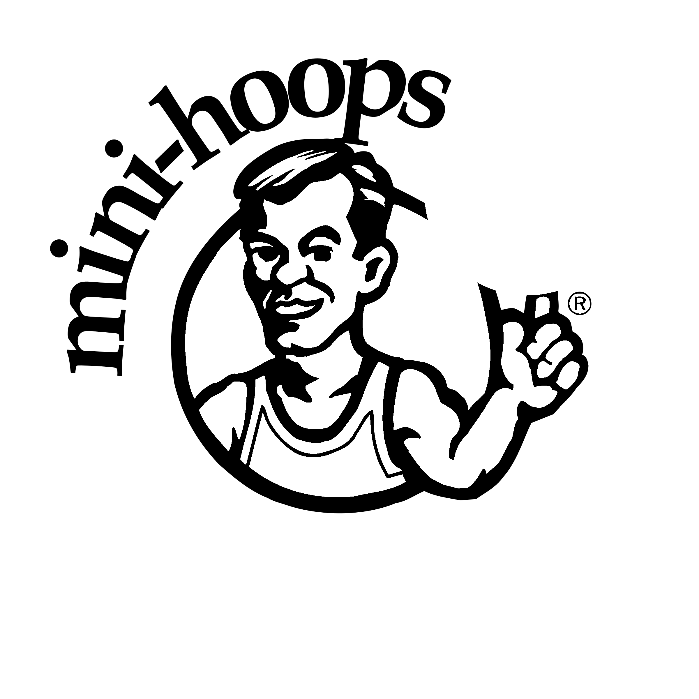 Mini Hoops Basketball Logo PNG Transparent & SVG Vector - Freebie Supply