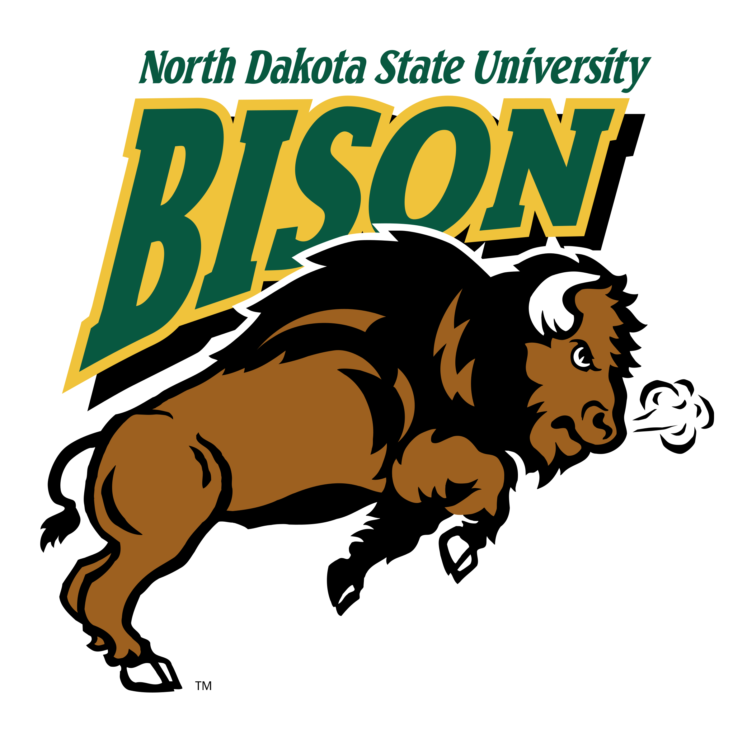 NDSU Bison Logo PNG Transparent & SVG Vector - Freebie Supply
