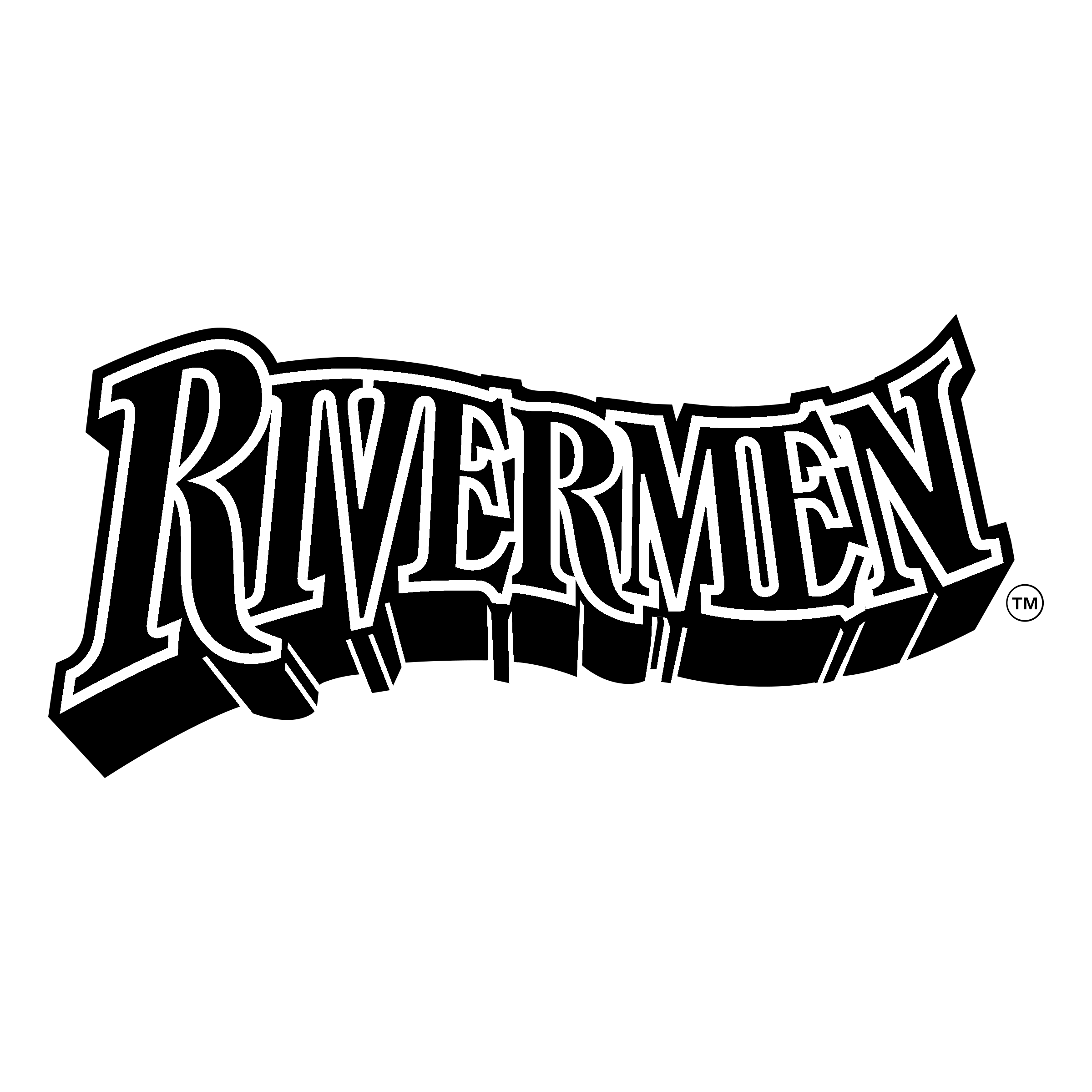 Rivermen Logo 2024 Playoff Puck 1st Round Rivermen Vs. Pensacola