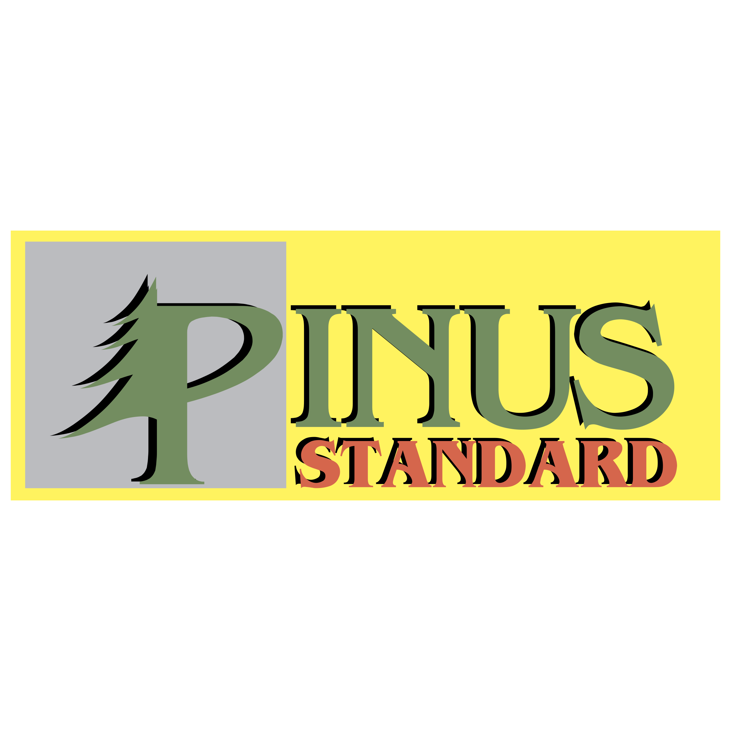 Pinus Standard Logo PNG Transparent & SVG Vector - Freebie Supply