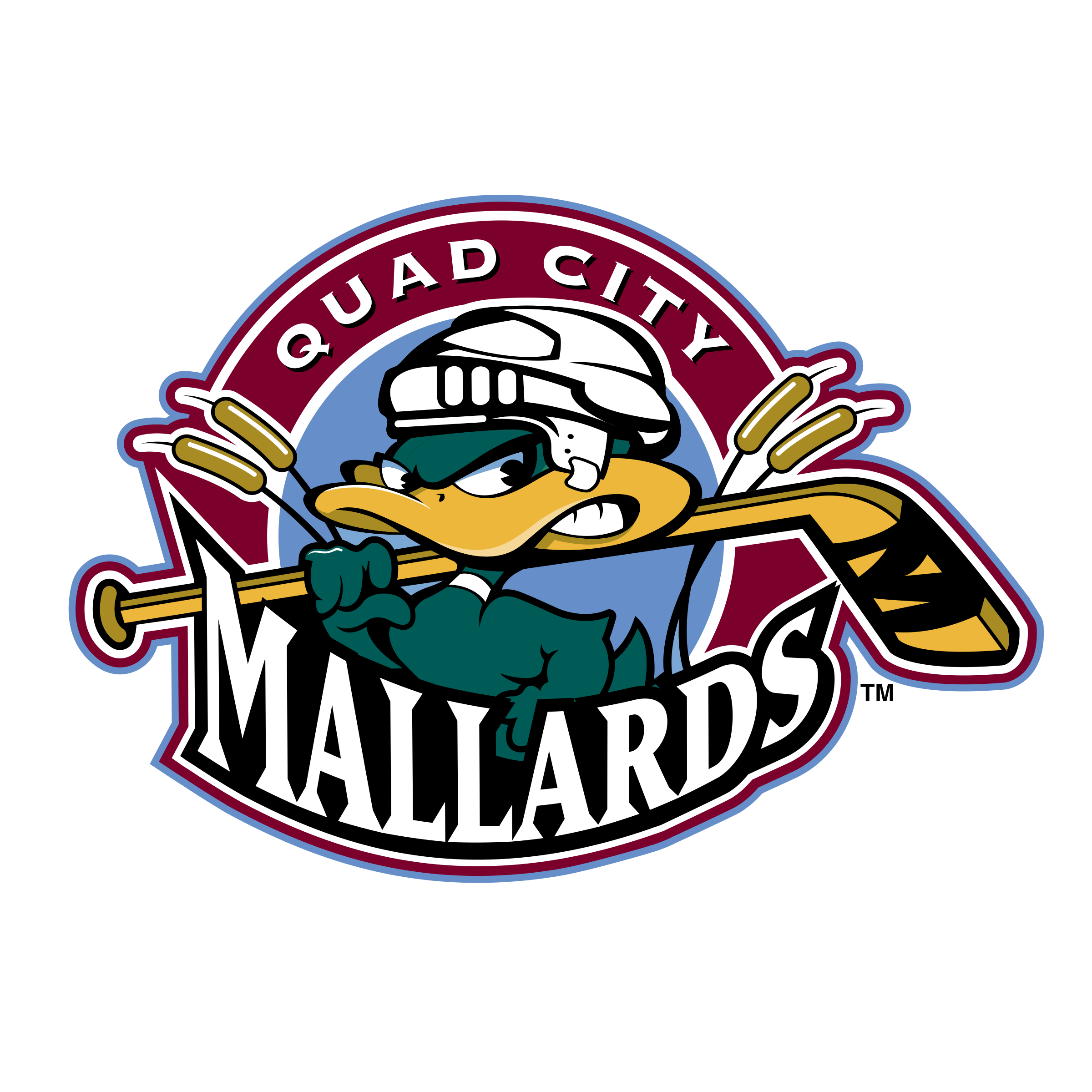 Quad City Mallards Logo PNG Transparent & SVG Vector - Freebie Supply