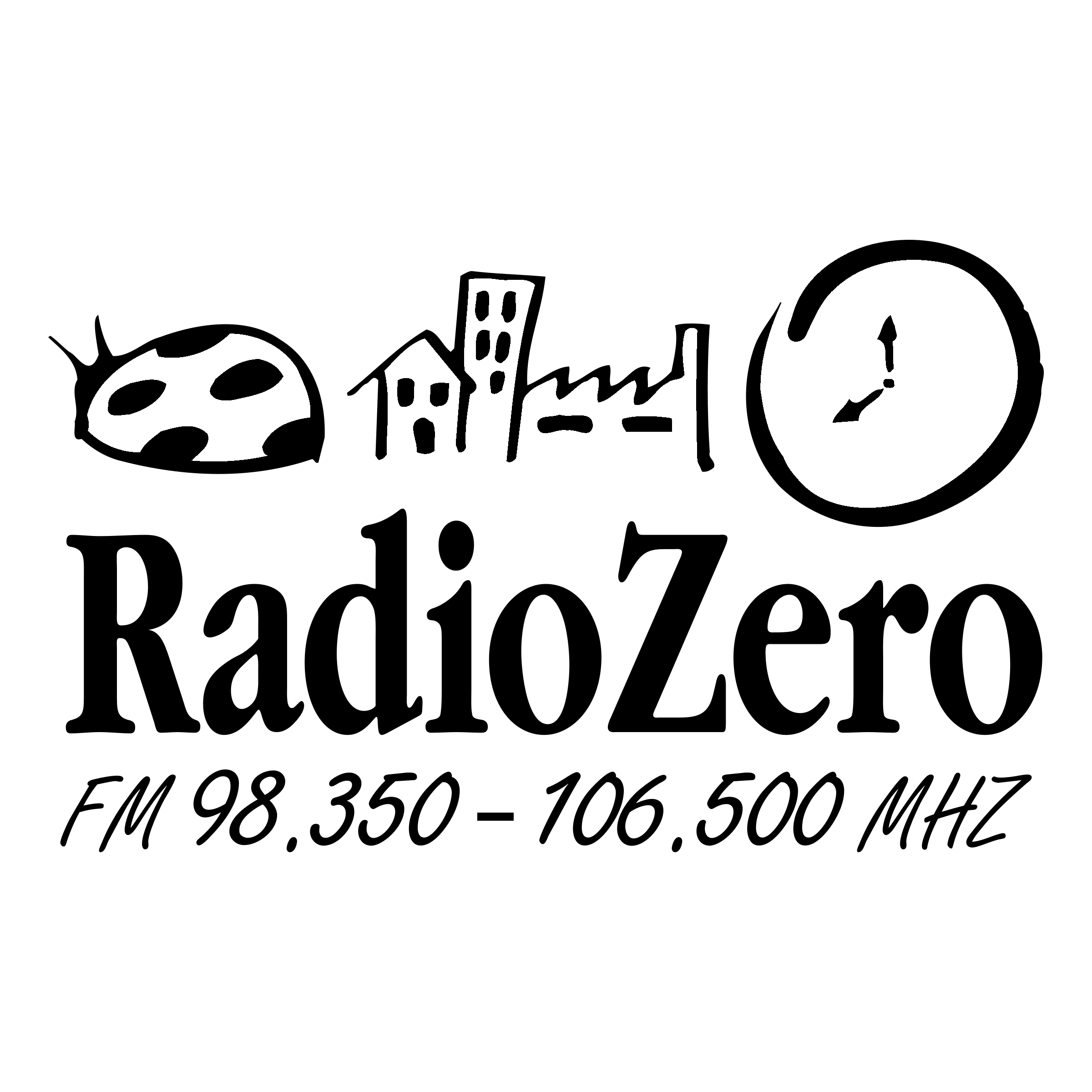 Radio Zero Logo PNG Transparent & SVG Vector - Freebie Supply