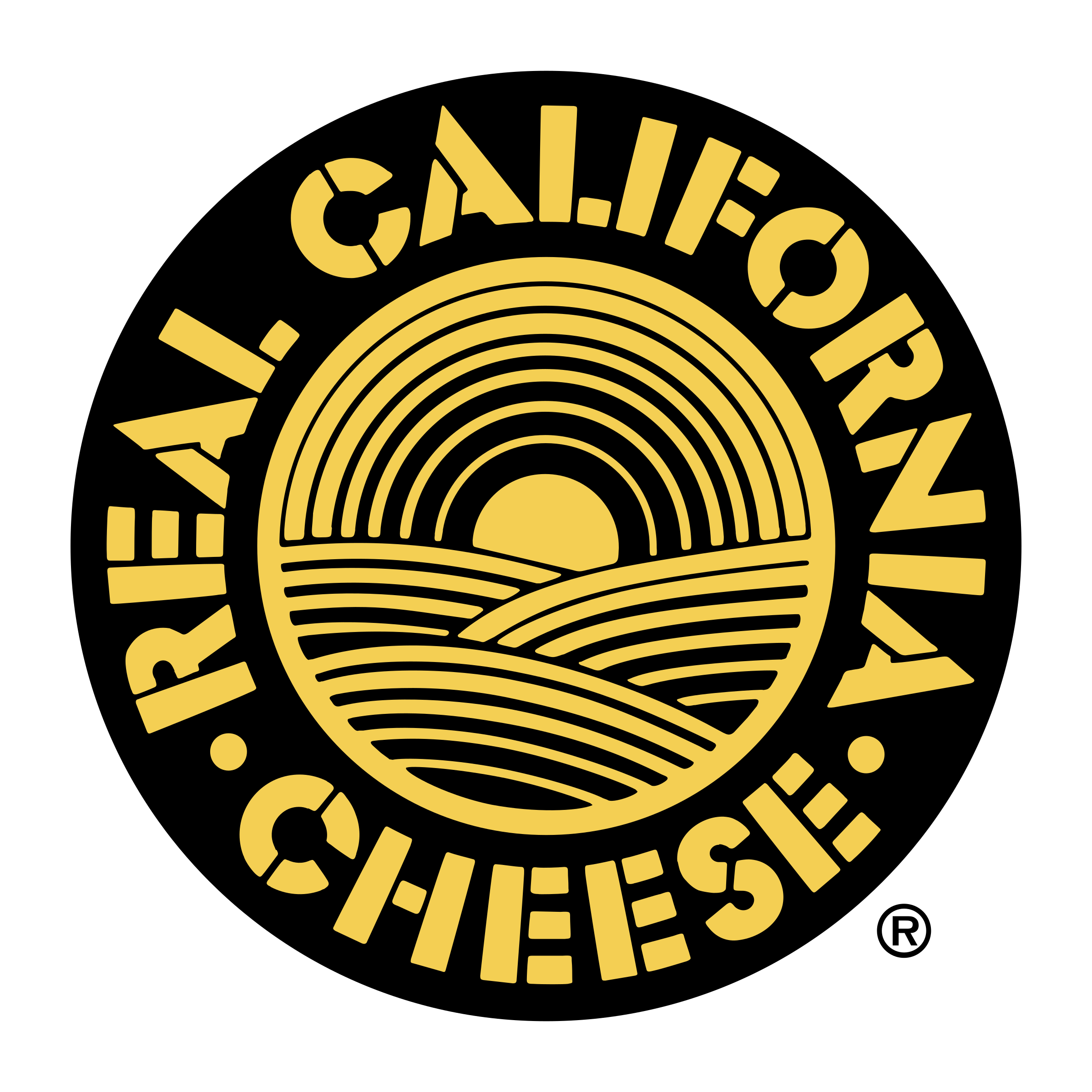 Real California Cheese Logo PNG Transparent & SVG Vector - Freebie Supply