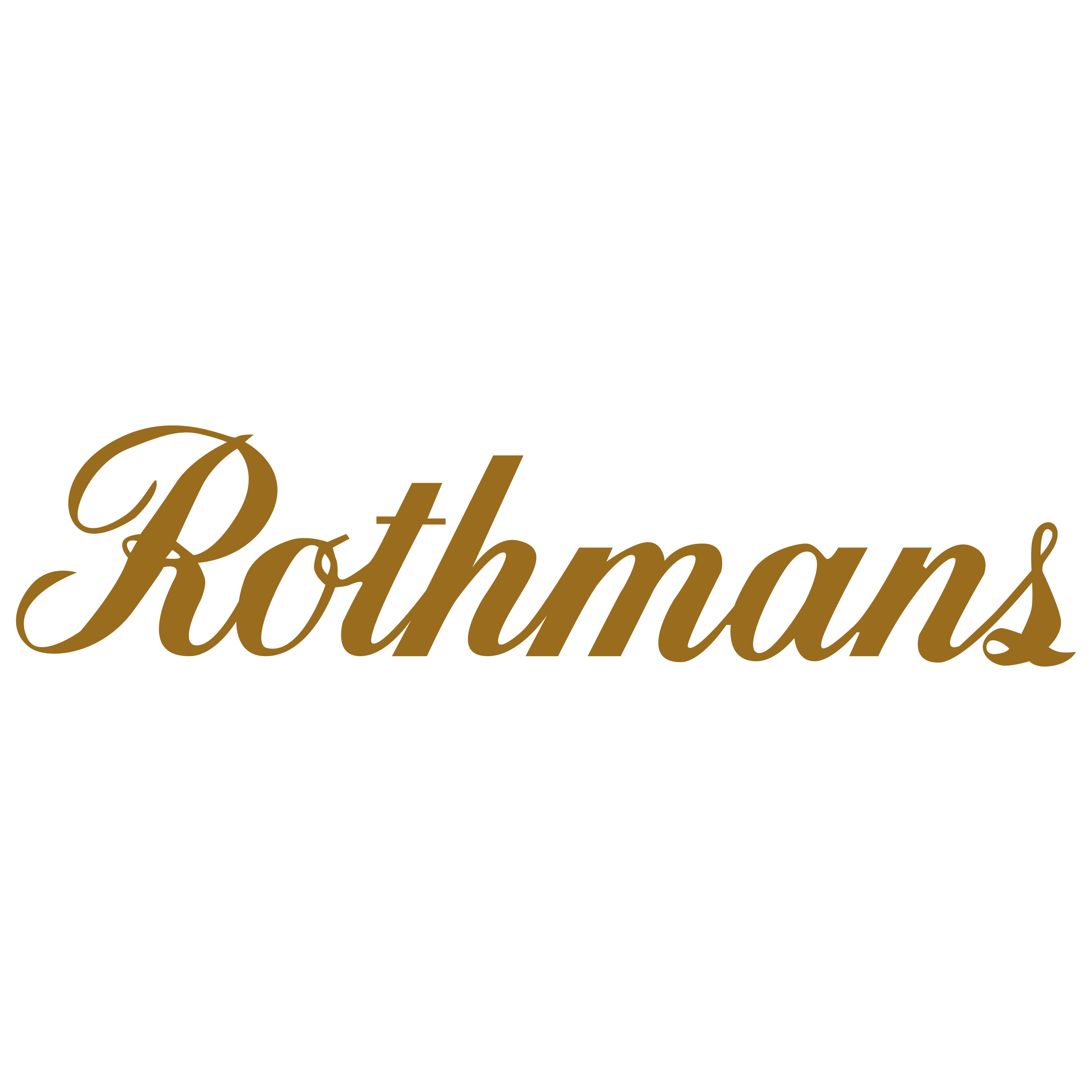 Rothmans Logo Rothmans Red Racing With Gold Outline Sticker 6", 8",