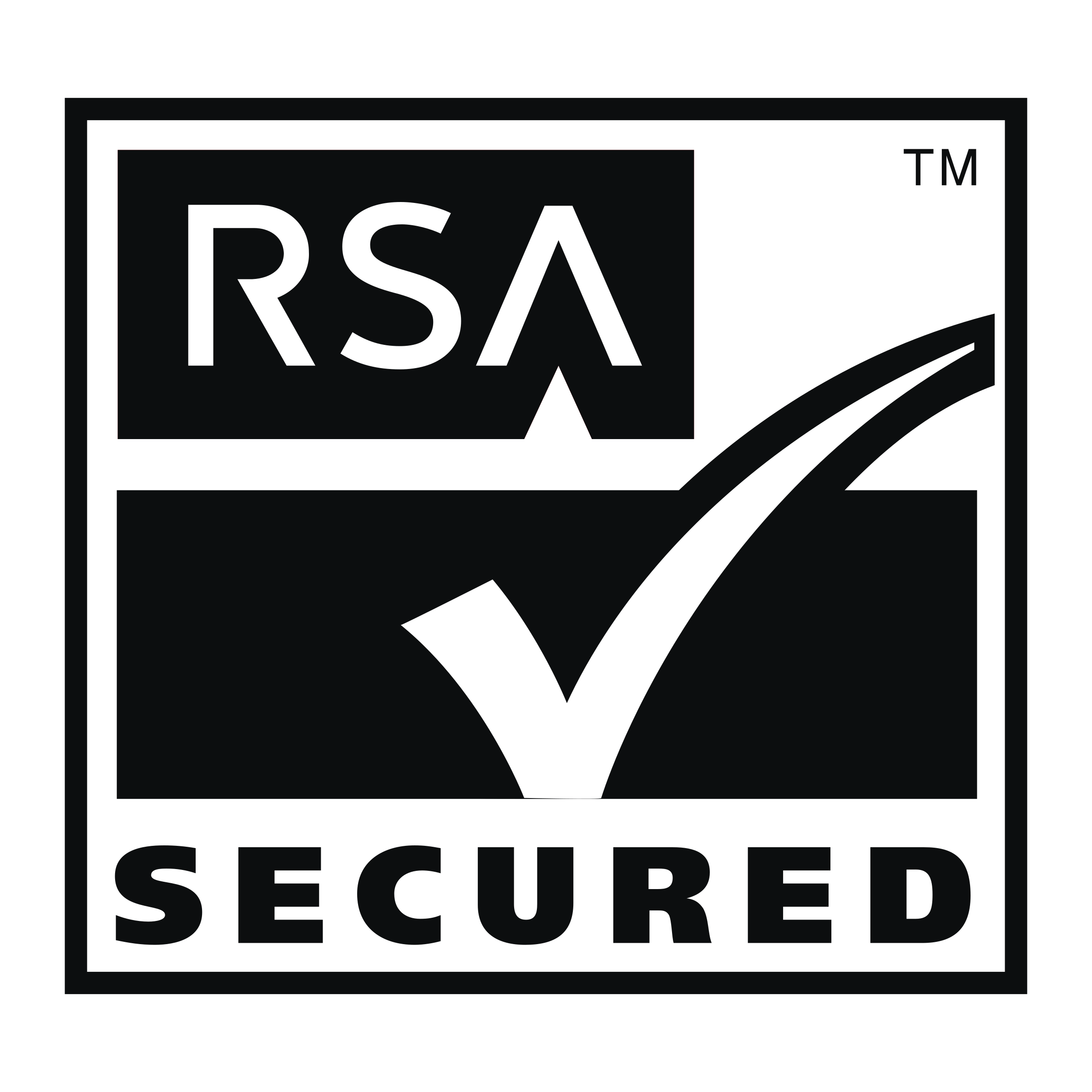 RSA Secured Logo PNG Transparent & SVG Vector - Freebie Supply