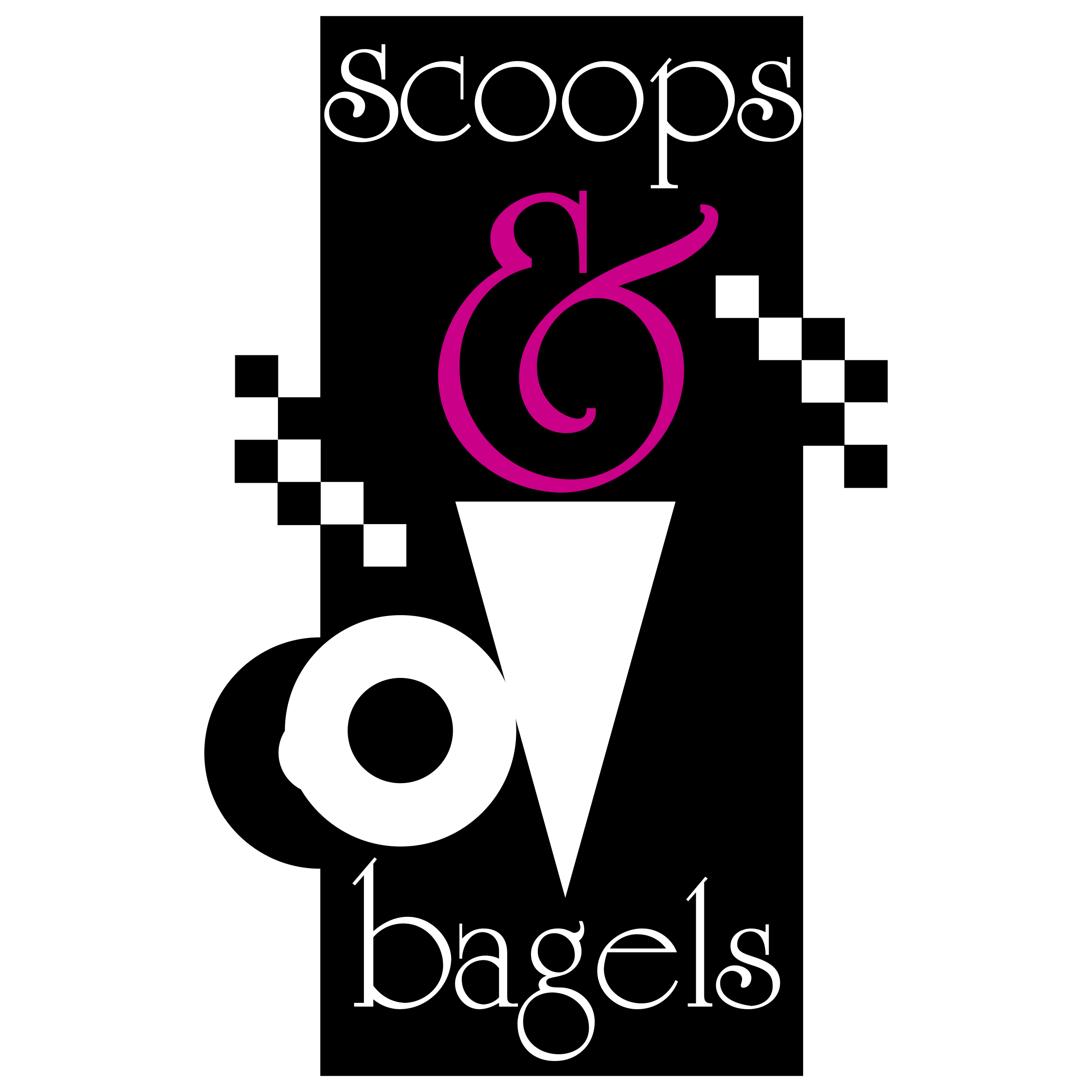 Scoops & Bagels Logo PNG Transparent & SVG Vector - Freebie Supply