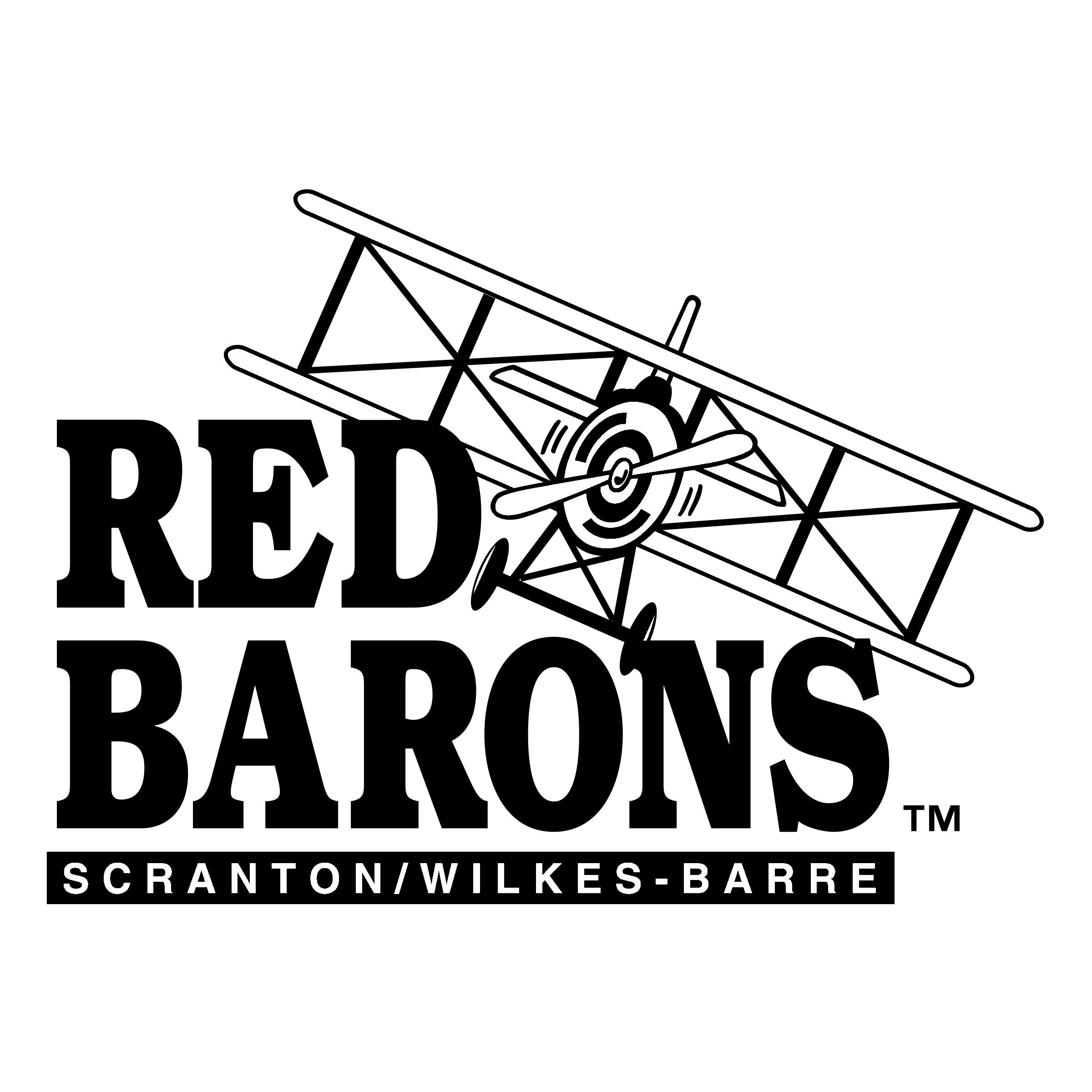 Scranton Wilkes Barre Red Barons Logo PNG Transparent & SVG Vector ...