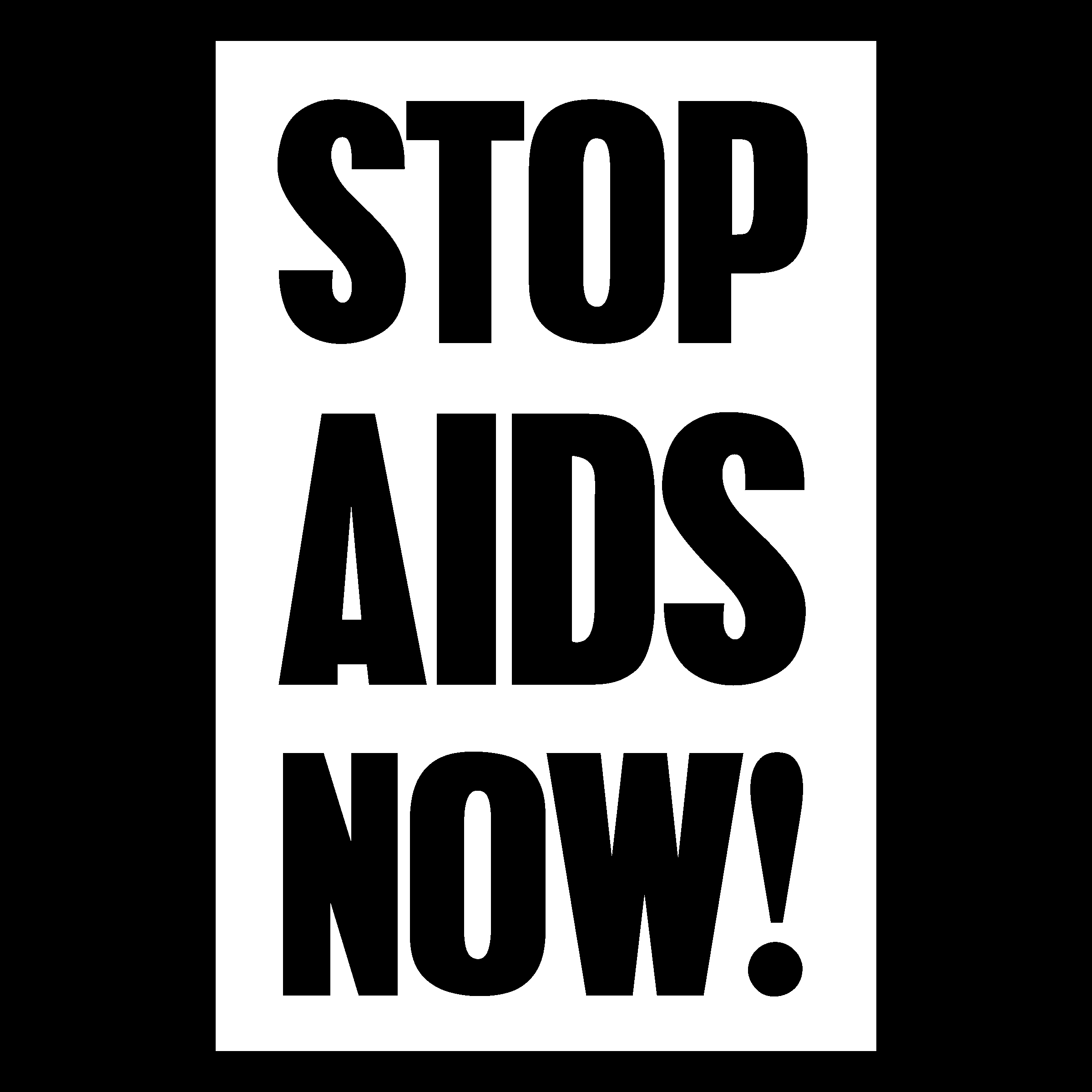 Stop Aids Now Logo World Aids Day Concept Hiv Virus Stock Vector