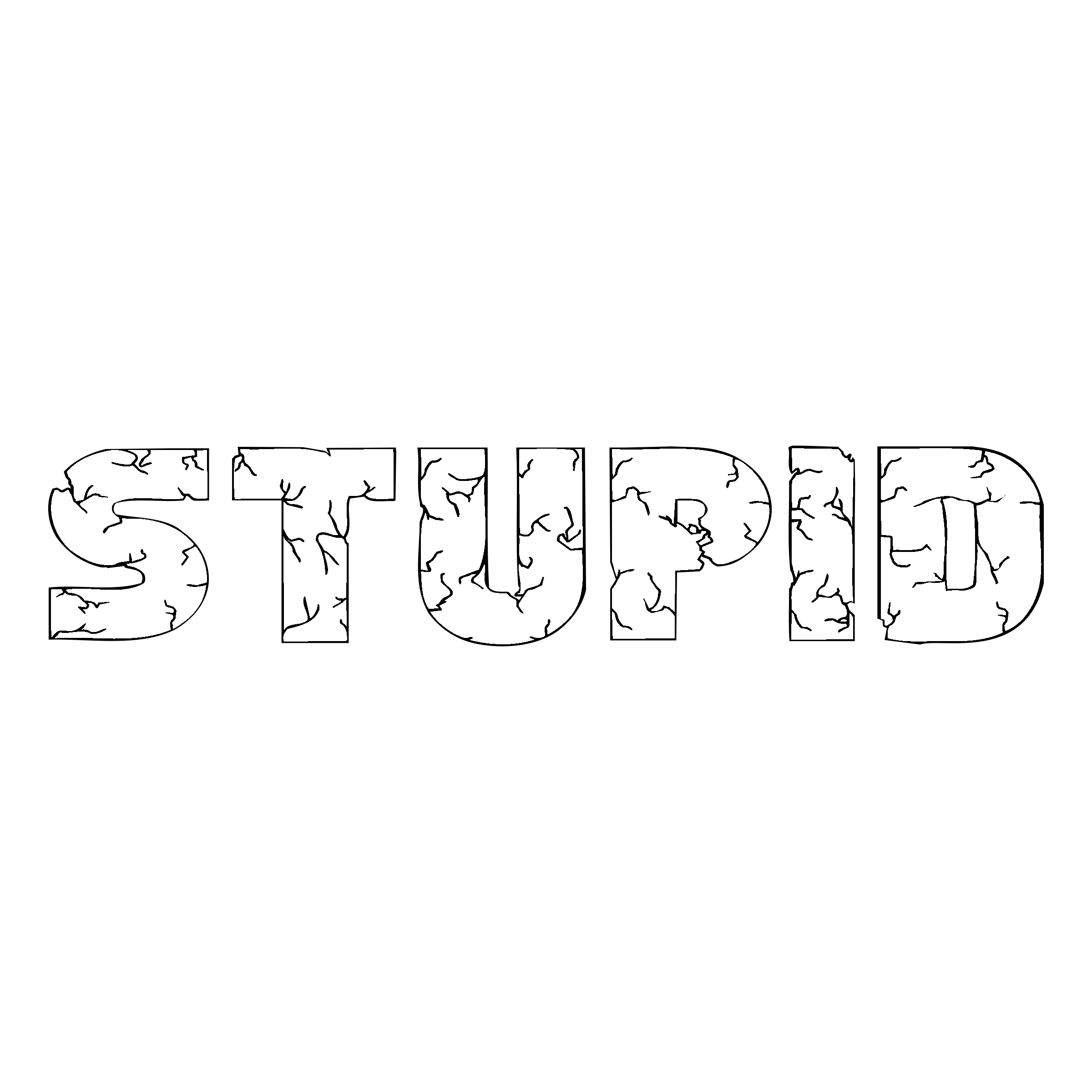Stupid Logo PNG Transparent & SVG Vector - Freebie Supply