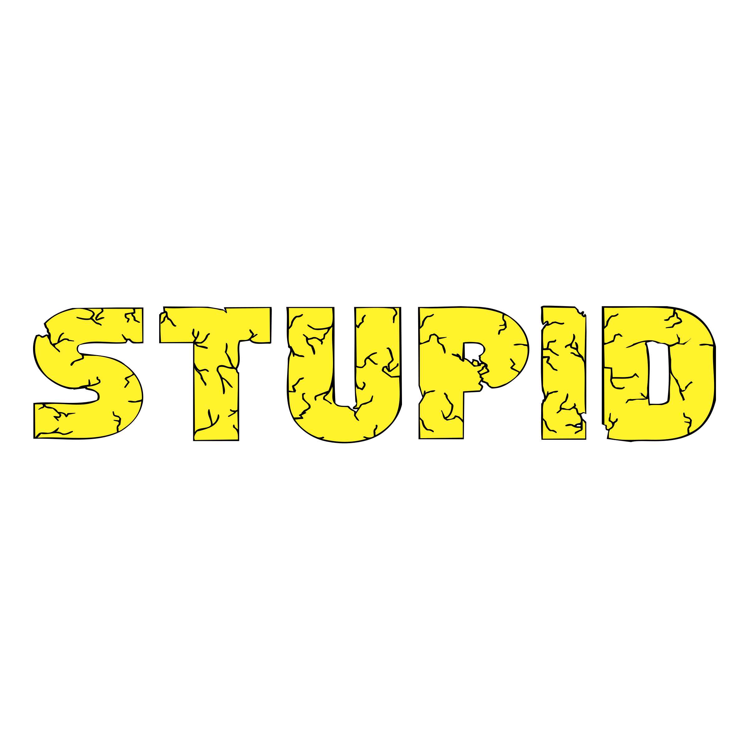 Stupid Logo PNG Transparent & SVG Vector - Freebie Supply