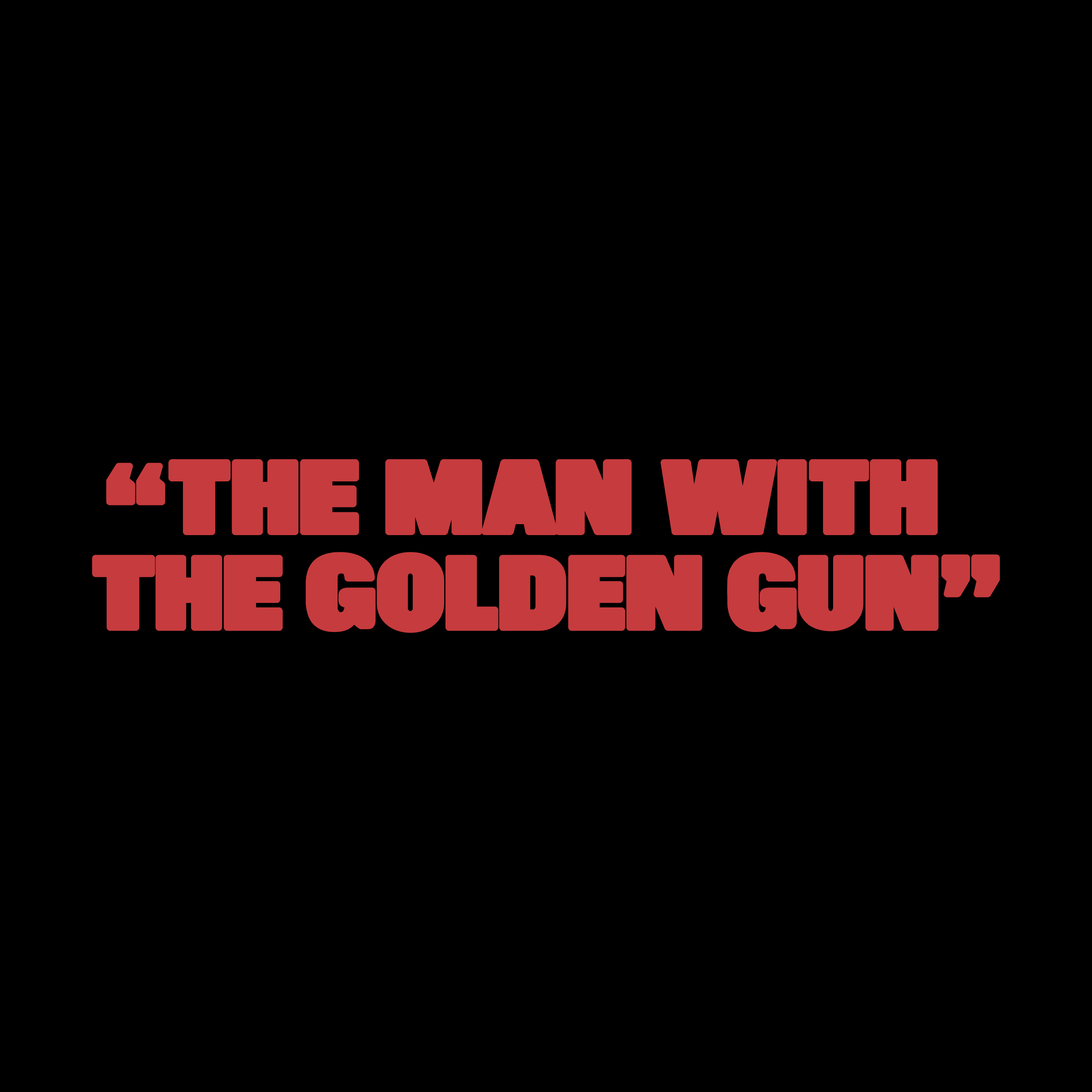The Man With The Golden Gun Logo PNG Transparent & SVG Vector - Freebie ...