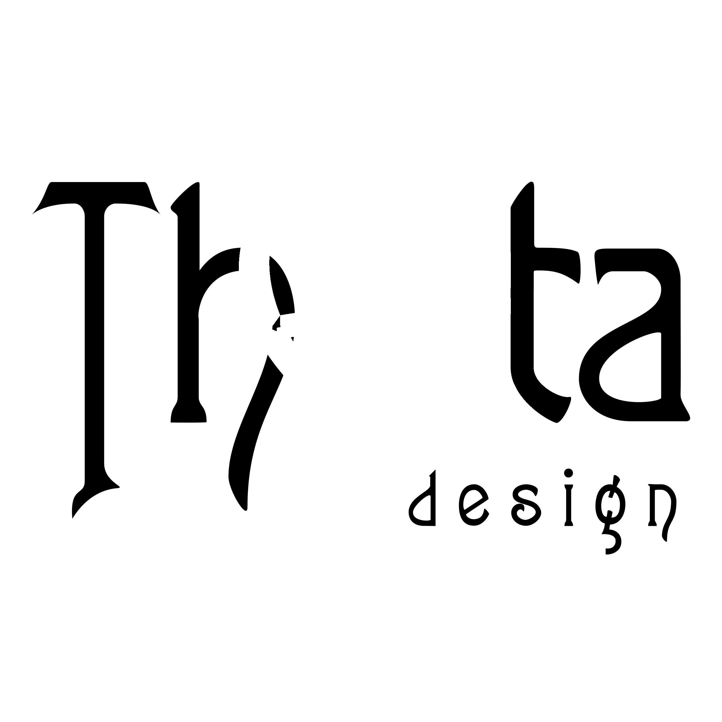 Theta Design Logo PNG Transparent & SVG Vector - Freebie Supply