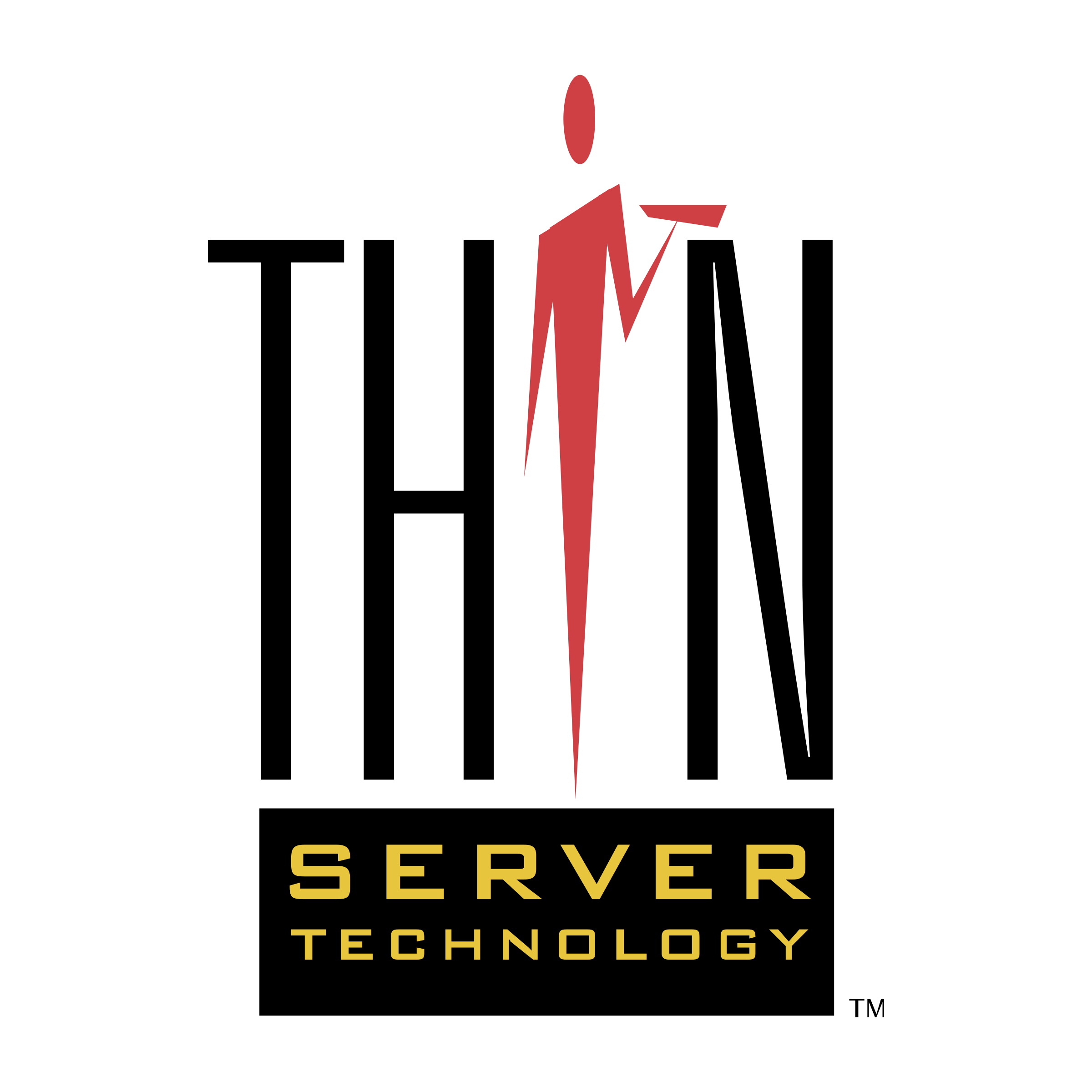 Thin Server Technology Logo PNG Transparent & SVG Vector - Freebie Supply