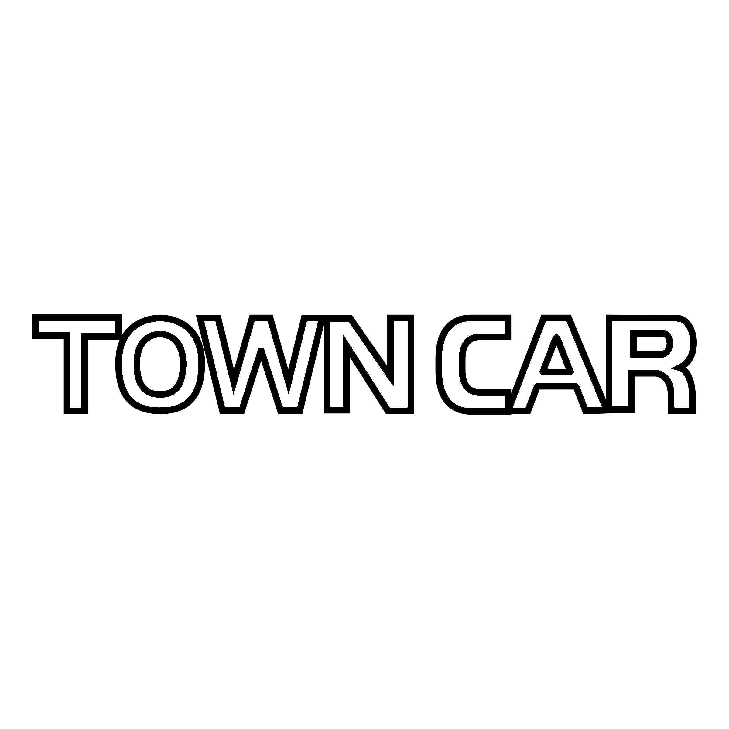 Town Car Logo PNG Transparent & SVG Vector - Freebie Supply
