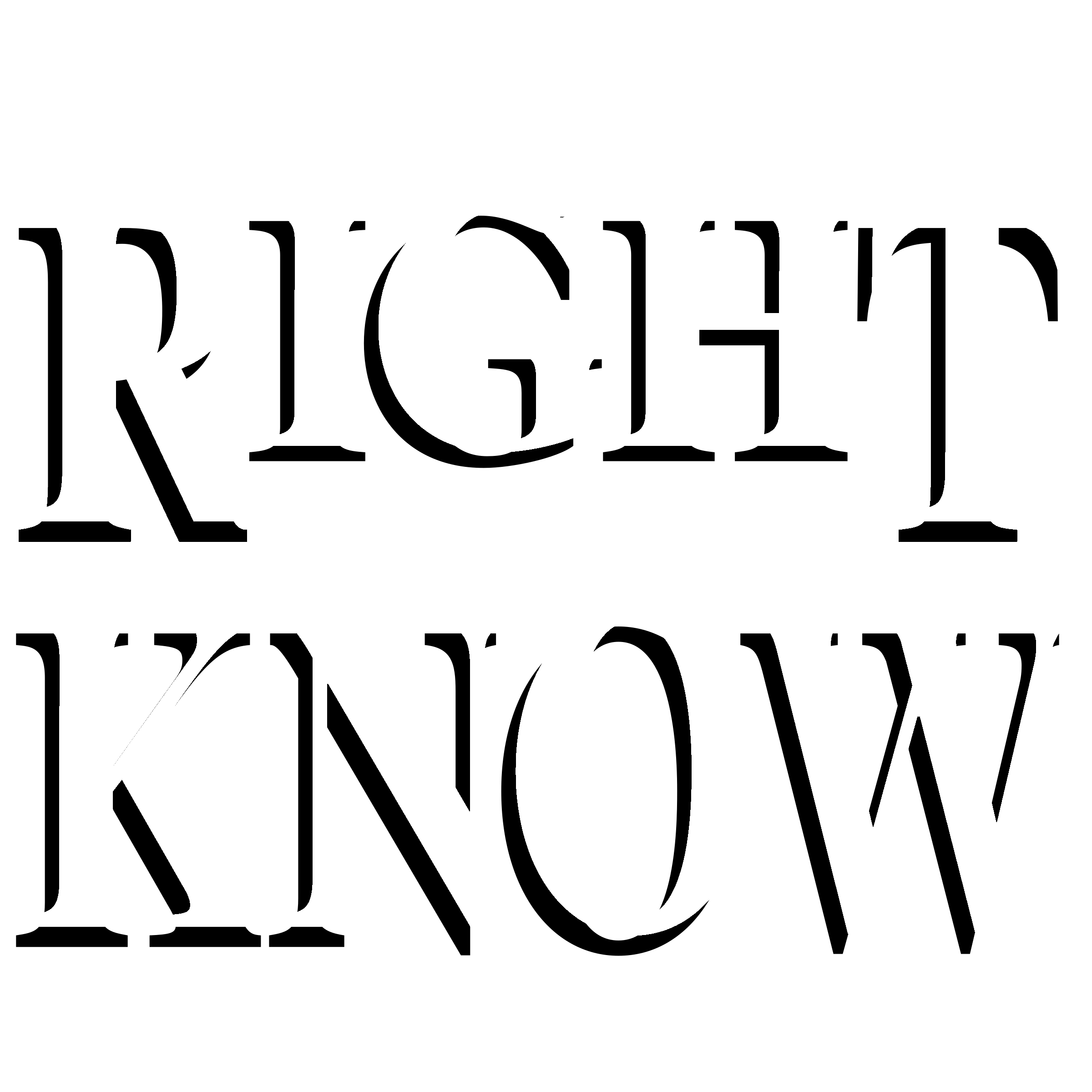 Your Right to Know Logo PNG Transparent & SVG Vector - Freebie Supply