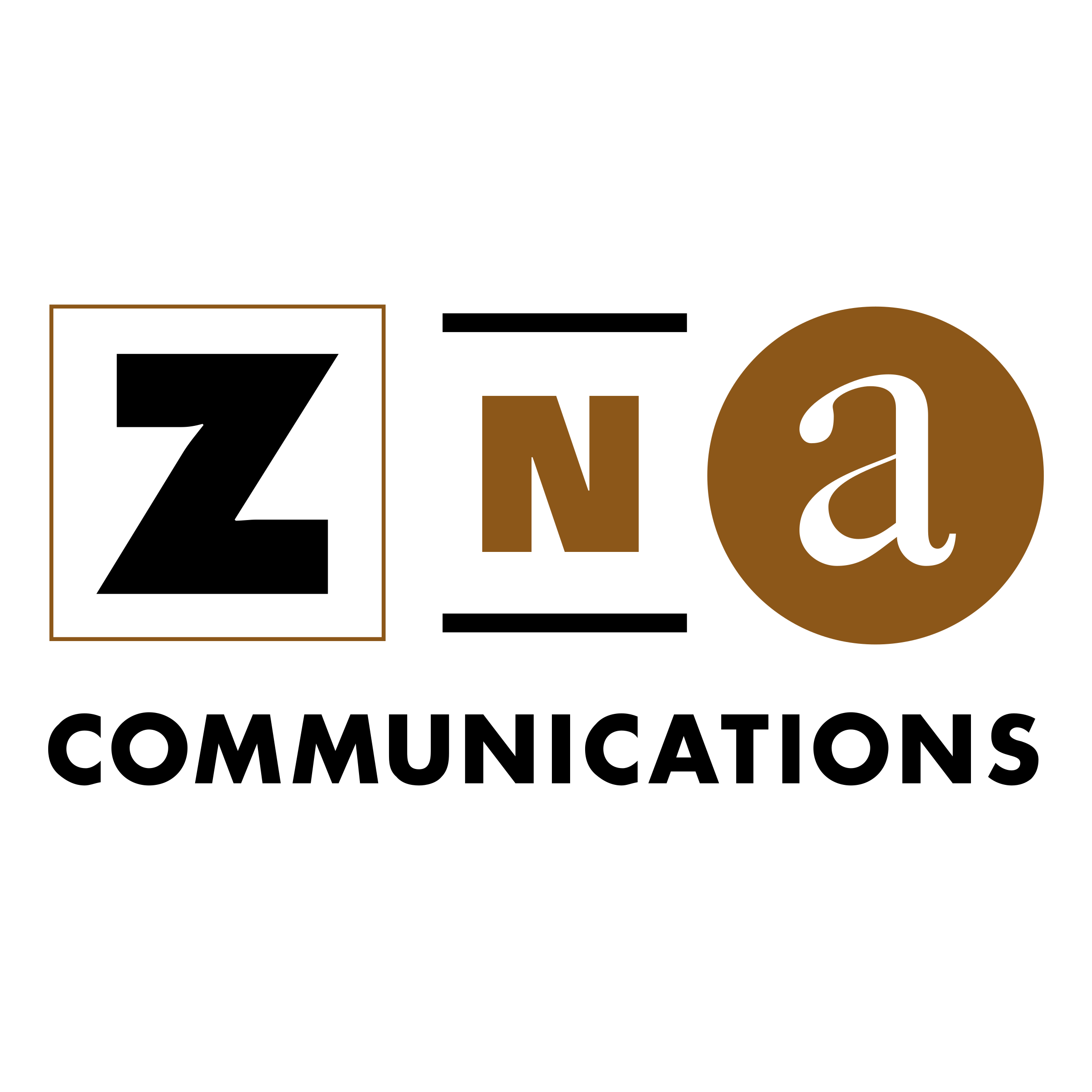 ZNA Communications Logo PNG Transparent & SVG Vector - Freebie Supply