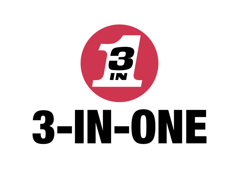 3 In One Logo PNG Transparent & SVG Vector - Freebie Supply