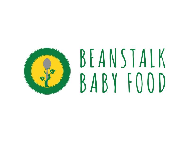 Beanstalk Baby Food Logo PNG Transparent & SVG Vector - Freebie Supply