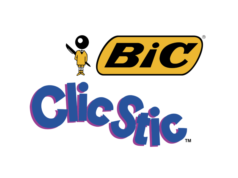BIC CLIC STIC Logo PNG Transparent & SVG Vector - Freebie Supply