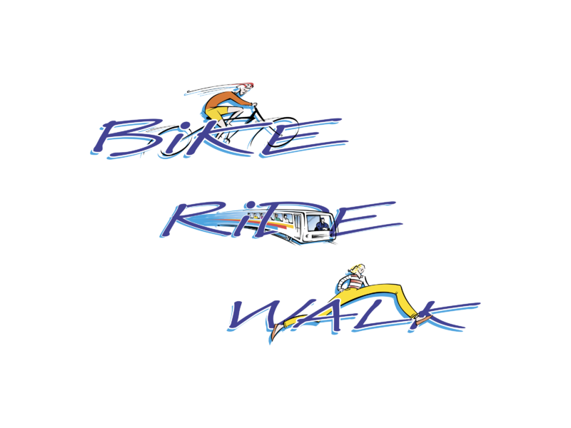 Bike Ride Walk 01 Logo PNG Transparent & SVG Vector - Freebie Supply