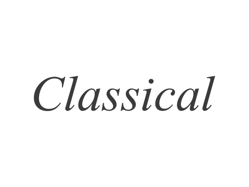 Classical Logo PNG Transparent & SVG Vector - Freebie Supply