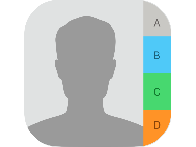 Contacts iOS Logo PNG Transparent & SVG Vector - Freebie Supply