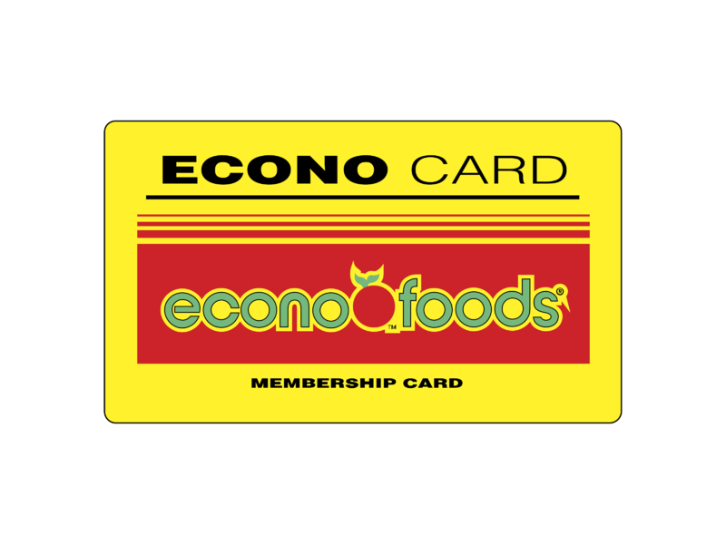 Econo Card Econo Foods Logo PNG Transparent & SVG Vector - Freebie Supply