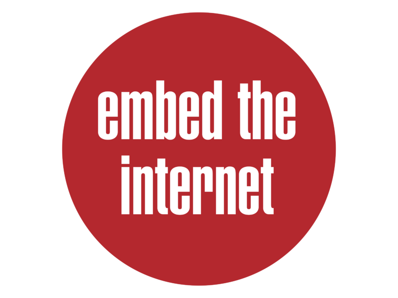Embed The Internet Logo PNG Transparent & SVG Vector - Freebie Supply