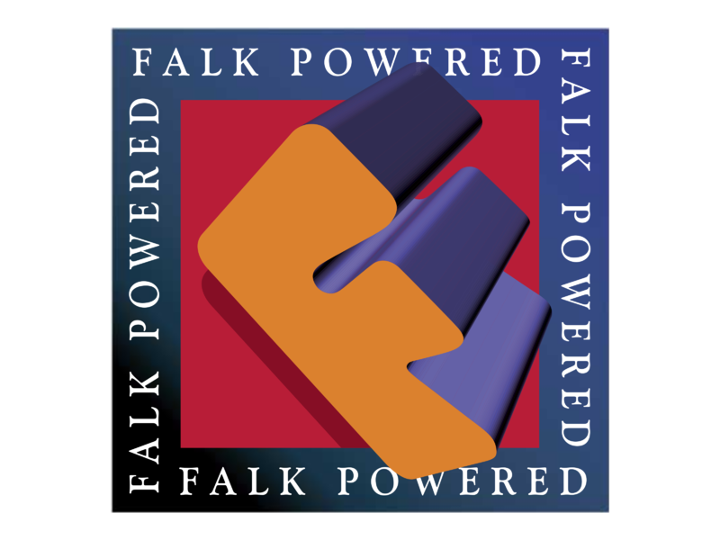 Falk Powered Logo PNG Transparent & SVG Vector - Freebie Supply