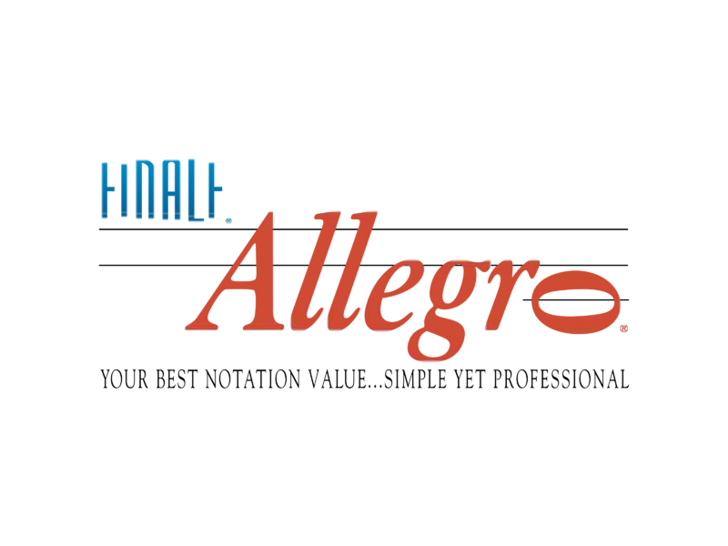 Finale Allegro Logo PNG Transparent & SVG Vector - Freebie Supply