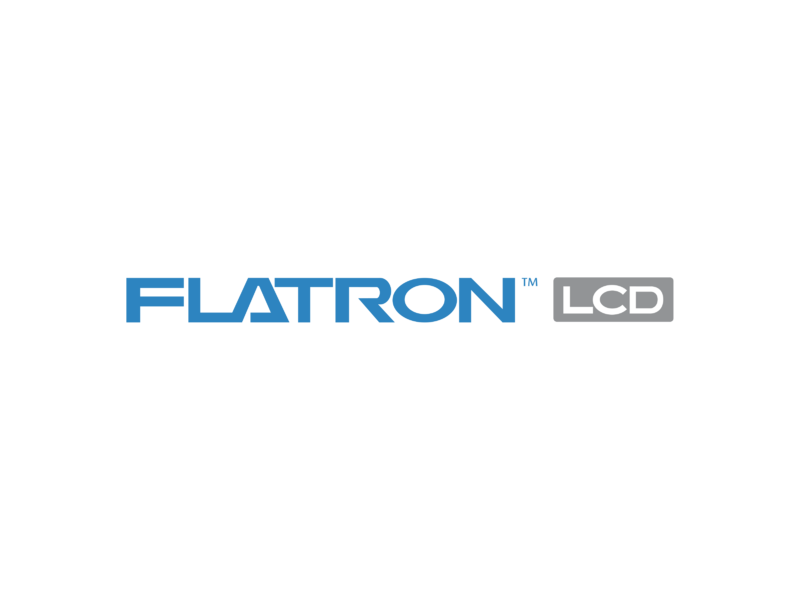 Flatron LCD Logo PNG Transparent & SVG Vector - Freebie Supply
