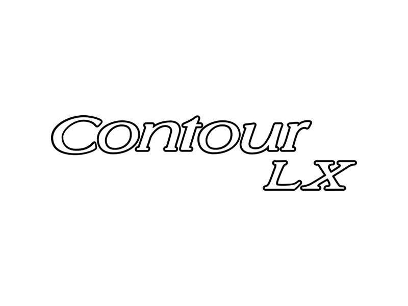 Ford Contour LX Logo PNG Transparent & SVG Vector - Freebie Supply