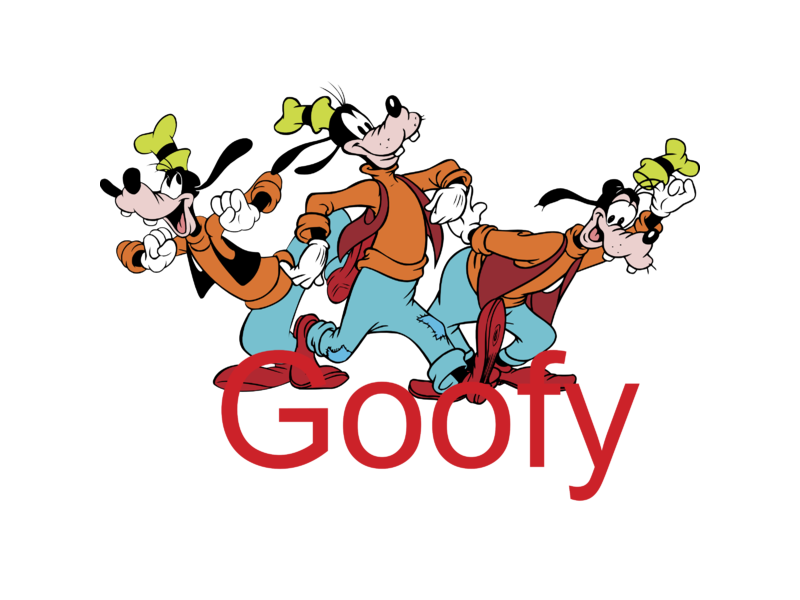 Goofy Logo PNG Transparent & SVG Vector - Freebie Supply