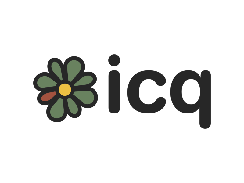 Icq Logo Png Red Icq 4 Icon Free Red Site Logo Icons