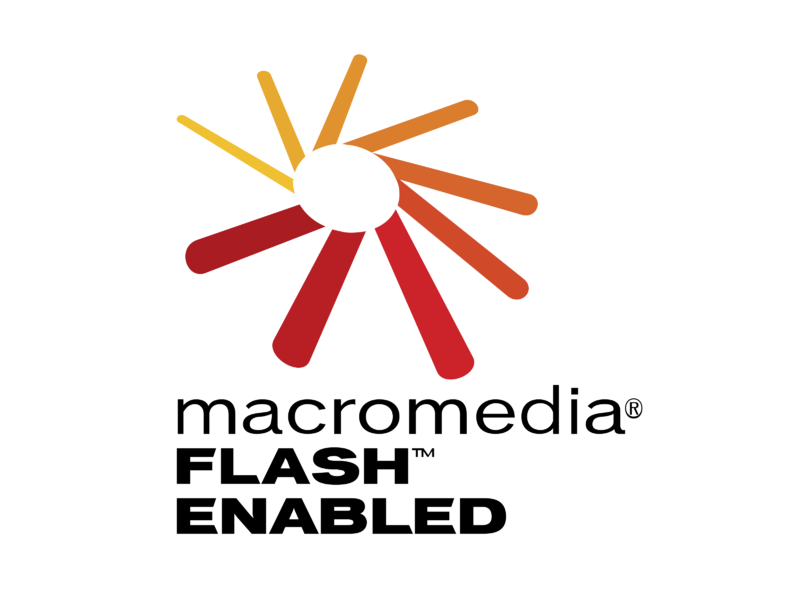 Macromedia Flash Enabled Logo PNG Transparent & SVG Vector - Freebie Supply