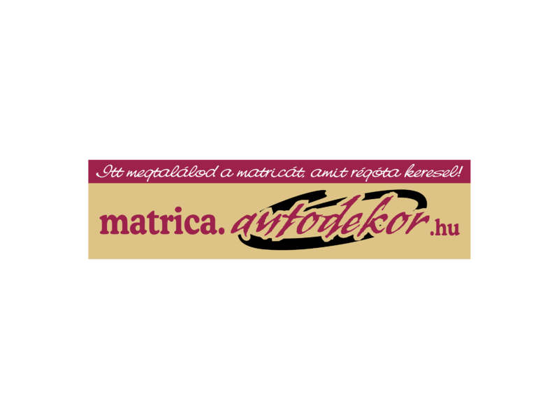 matrica autodekor hu Logo PNG Transparent & SVG Vector - Freebie Supply
