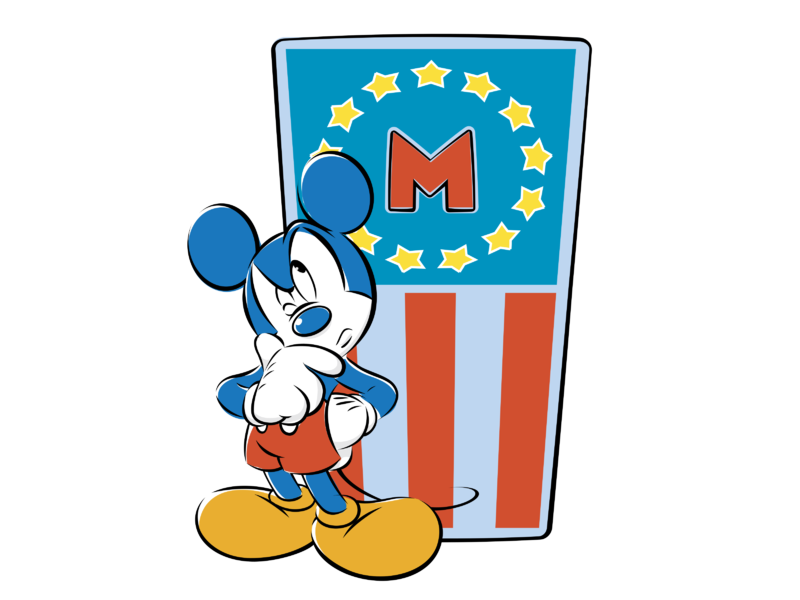 Mickey Mouse Logo PNG Transparent & SVG Vector - Freebie Supply