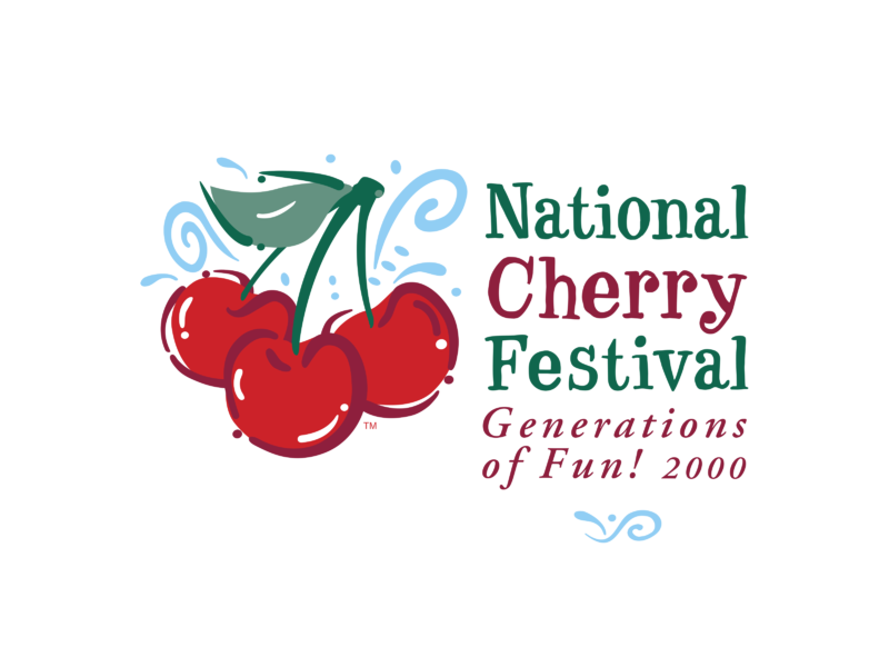 National Cherry Festival Logo PNG Transparent & SVG Vector - Freebie Supply