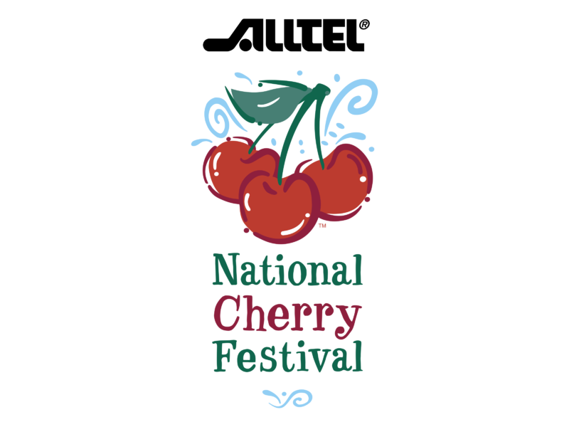 National Cherry Festival Logo PNG Transparent & SVG Vector - Freebie Supply