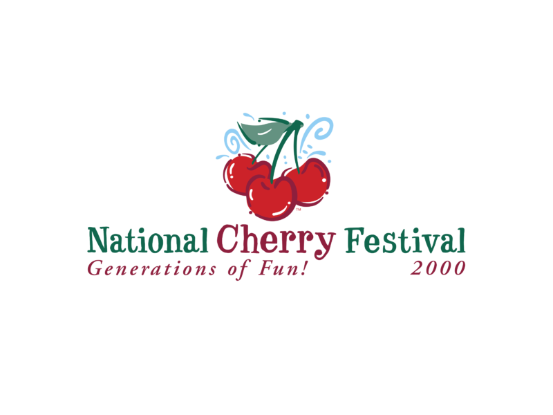 National Cherry Festival Logo PNG Transparent & SVG Vector - Freebie Supply
