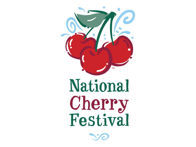 National Cherry Festival Logo PNG Transparent & SVG Vector - Freebie Supply