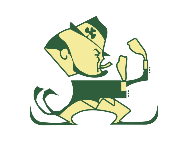 Notre Dame Fighting Irish Logo PNG Transparent & SVG Vector - Freebie ...