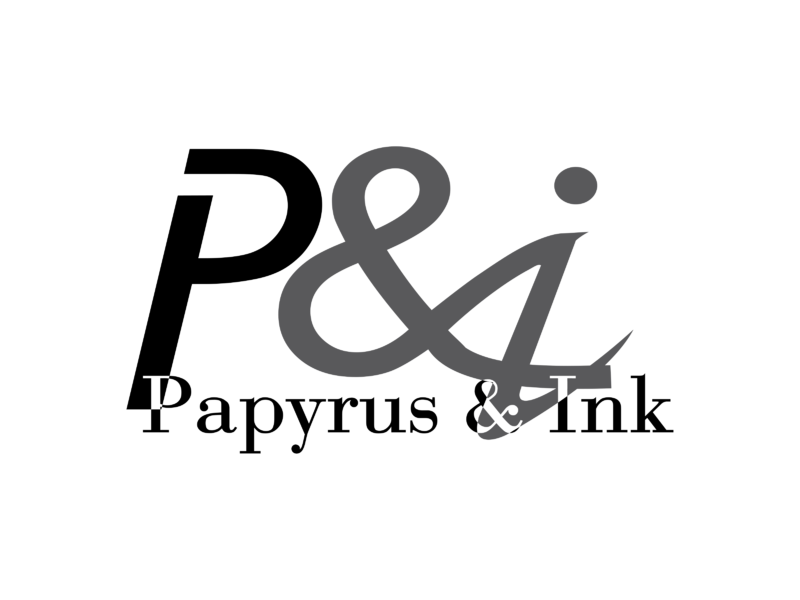 Papyrus & Ink Logo PNG Transparent & SVG Vector - Freebie Supply